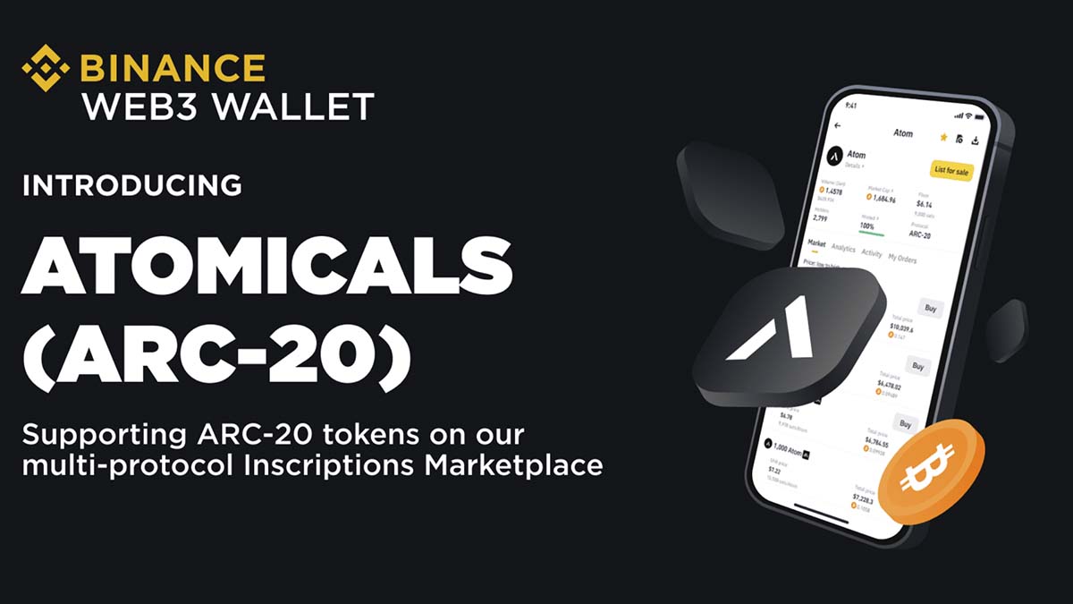 Binance Introduce los Tokens Atomicals (ARC-20) en su Marketplace de Inscriptions e Integra ...