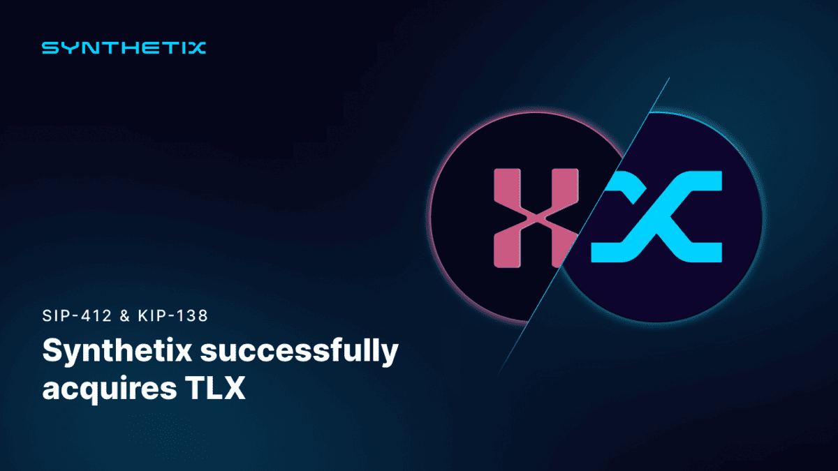 El Protocolo DeFi Synthetix Adquiere TLX y Planea Futuros Incentivos para Tokens Apalancados ...