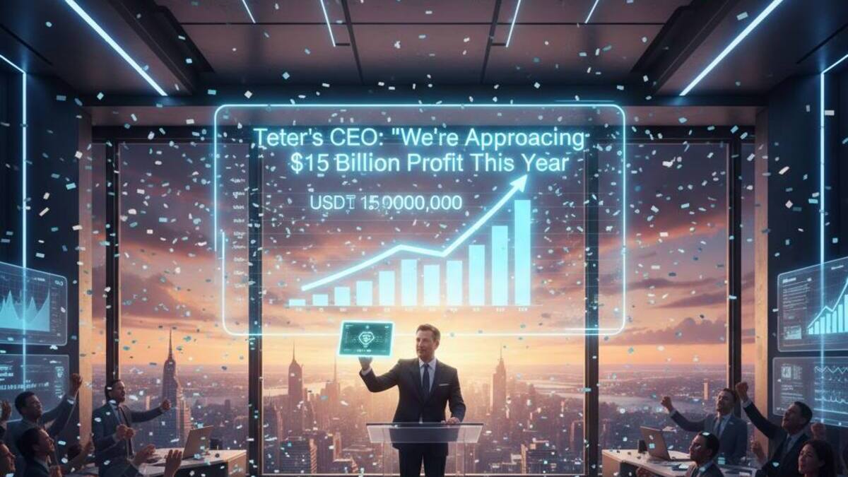 CEO de Tether: “Estamos alcanzando $15 mil millones en ganancias este ...