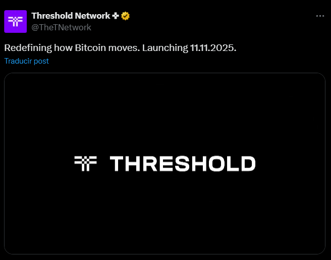 Threshold Network Potencia el Acceso Institucional a Bitcoin con una ...