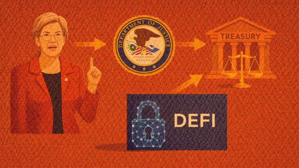 Warren pide al DOJ y al Tesoro revisar riesgos en DeFi - Crypto Economy ESP