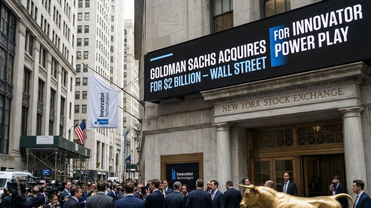 Goldman Sachs adquiere Innovator en movimiento estratégico de $2 mil ...