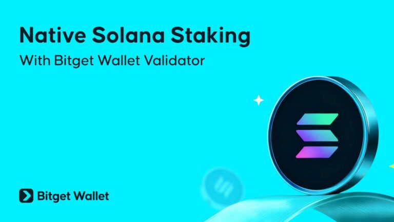 Bitget Wallet Adds Native Solana Staking With a Self-Operated Validator ...